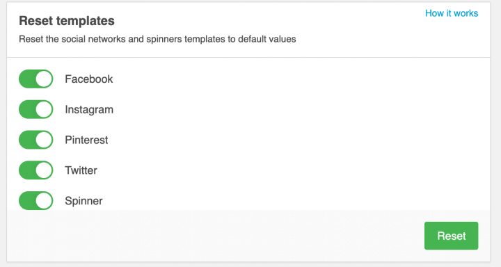 General Settings For WordPress - Social Rabbit Plugin